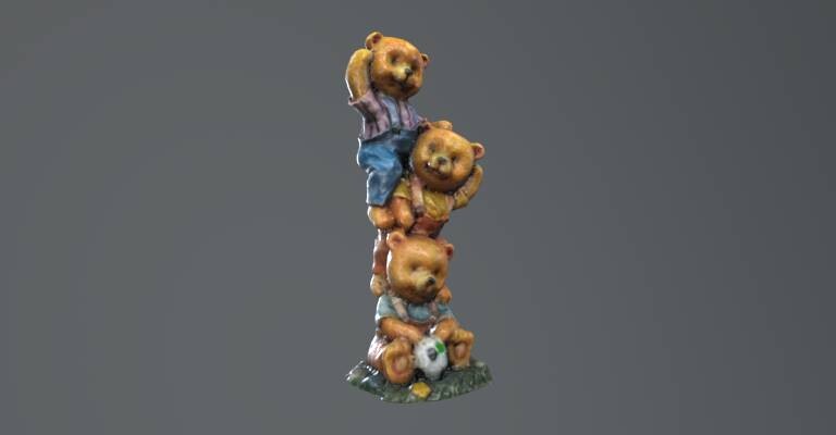 ArtStation - Bears Statue Scan