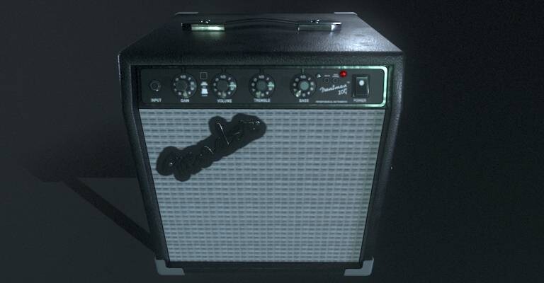 ArtStation - Guitar Amplifier