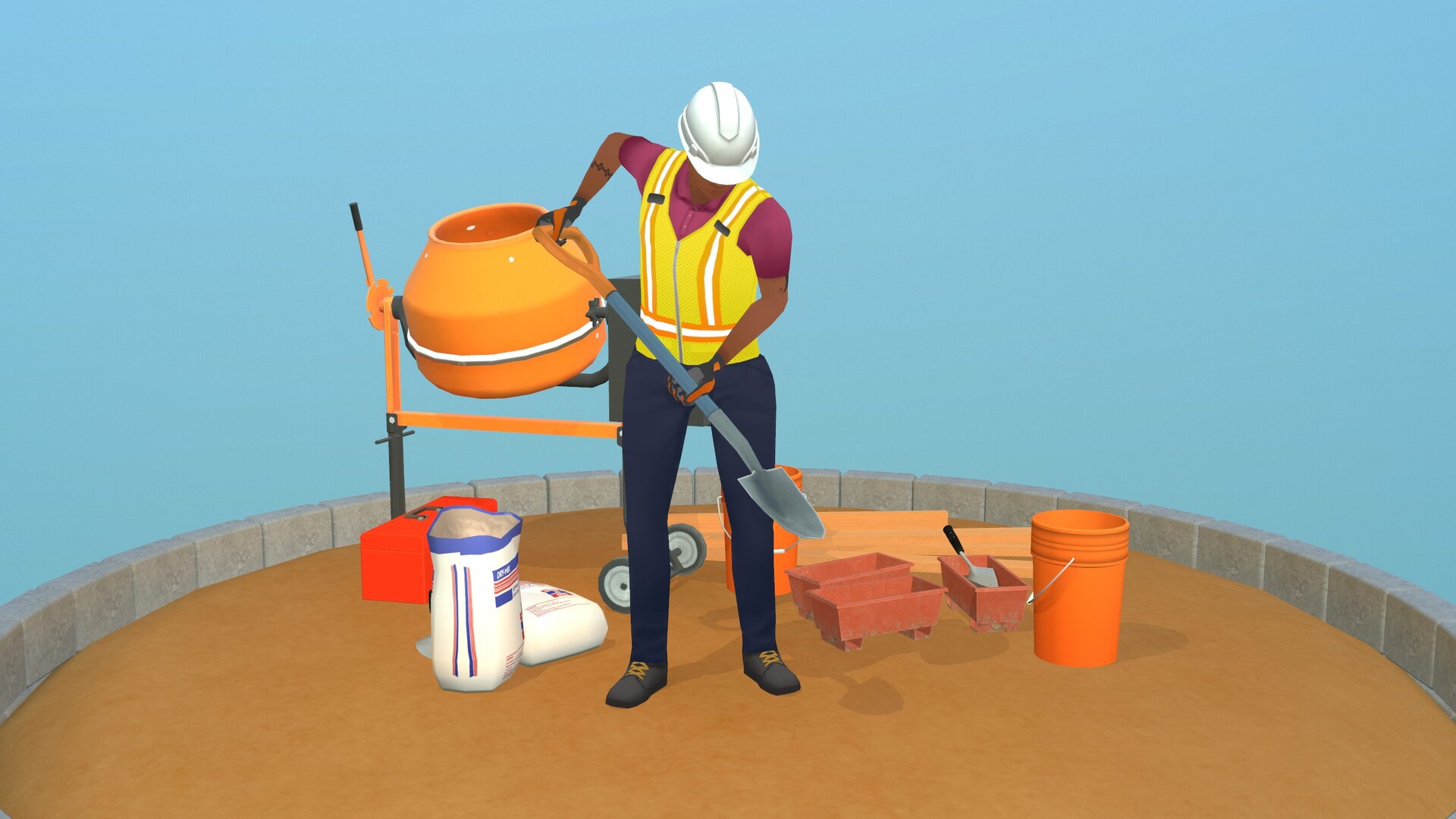 Jeremiah Garay - Worker Digging Cycle