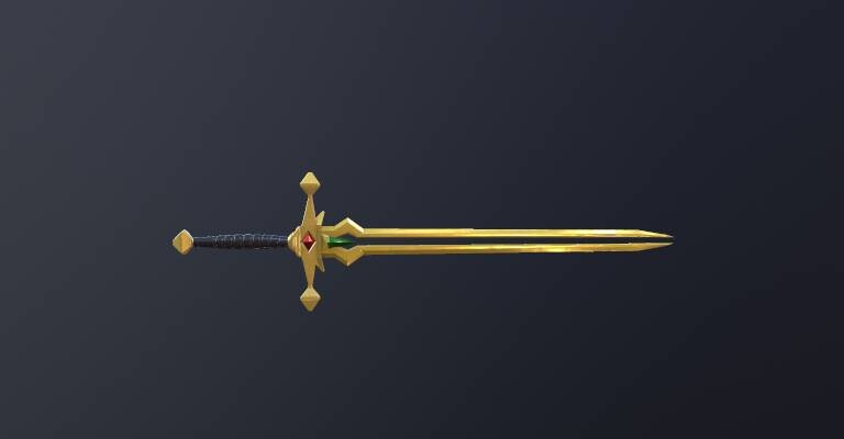 ArtStation - Gold sword