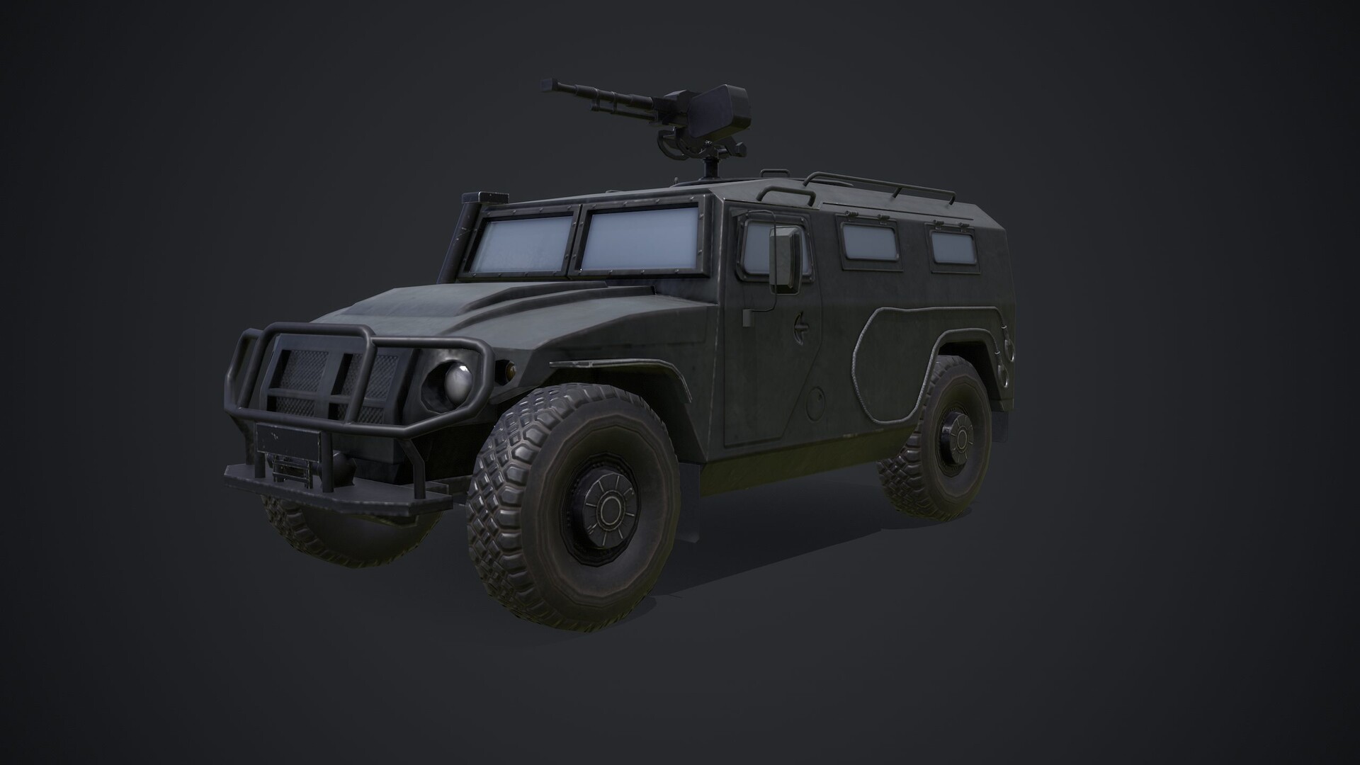 ArtStation - GAZ-Tiger