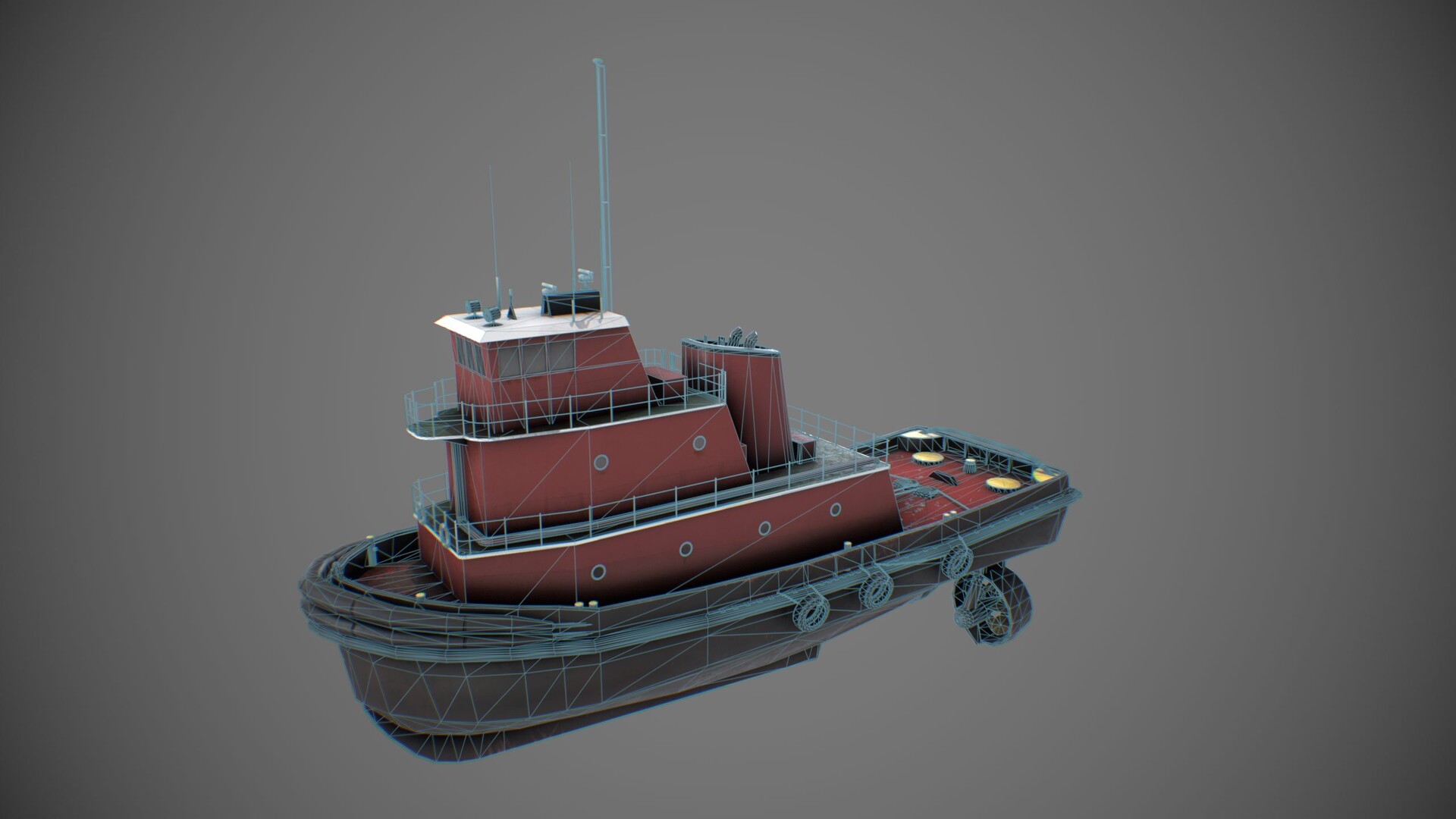 ArtStation - Tug Boat