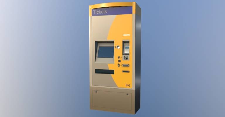 ArtStation - Ticke machine for bus station