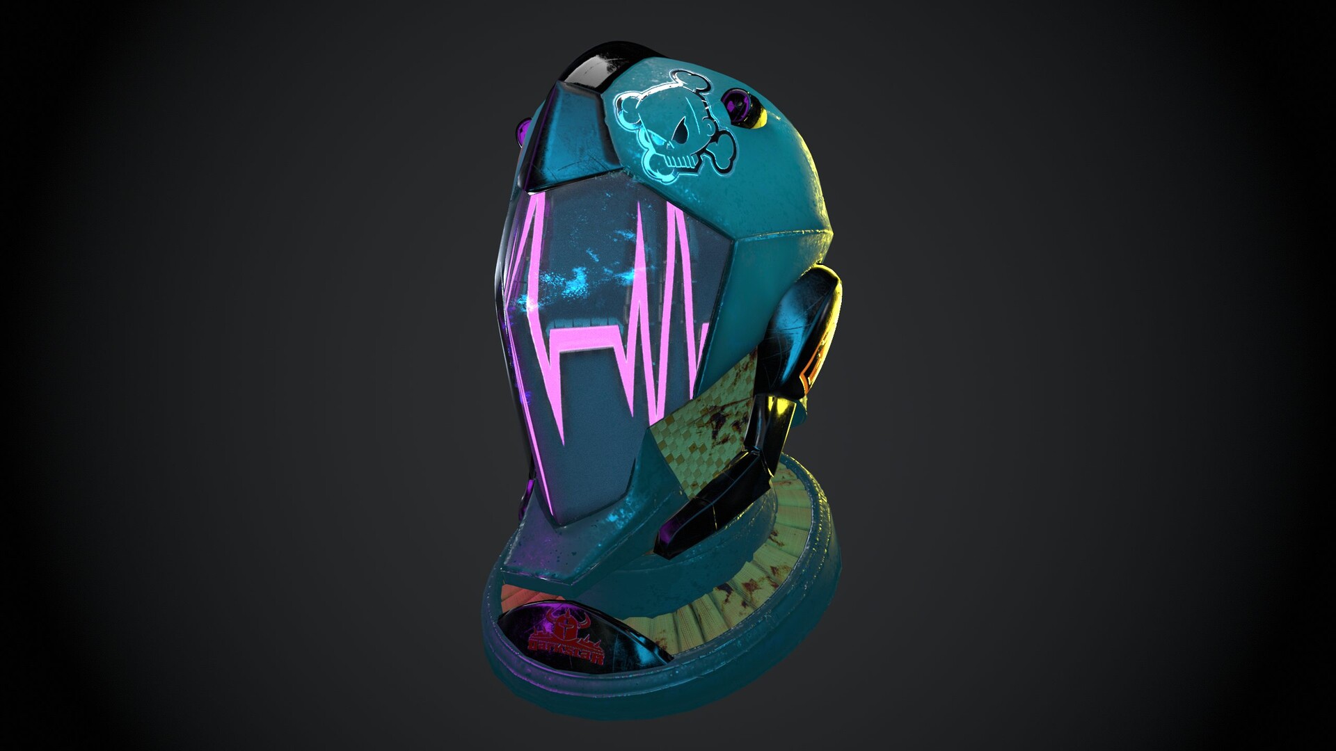 ArtStation - Stylized Helmet