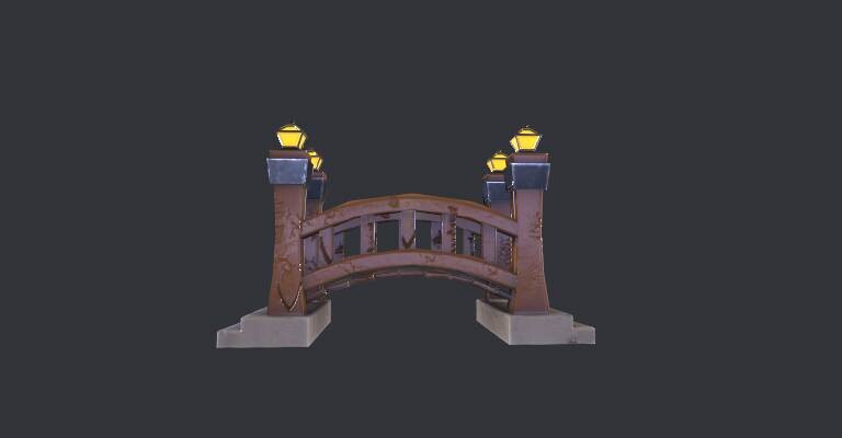 ArtStation - Stylized Bridge