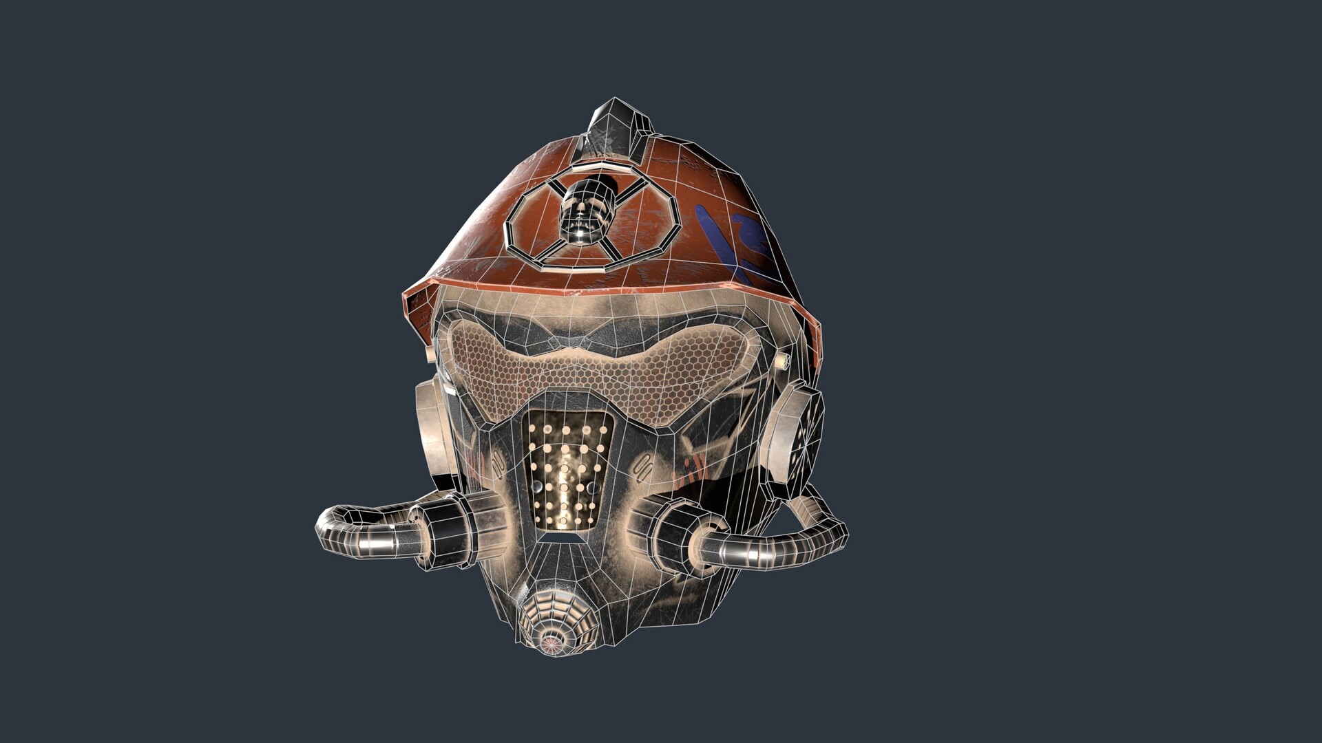 ArtStation - Post-apocalyptic Helmet