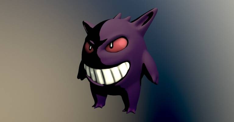 ArtStation - Gengar - Cell Shading
