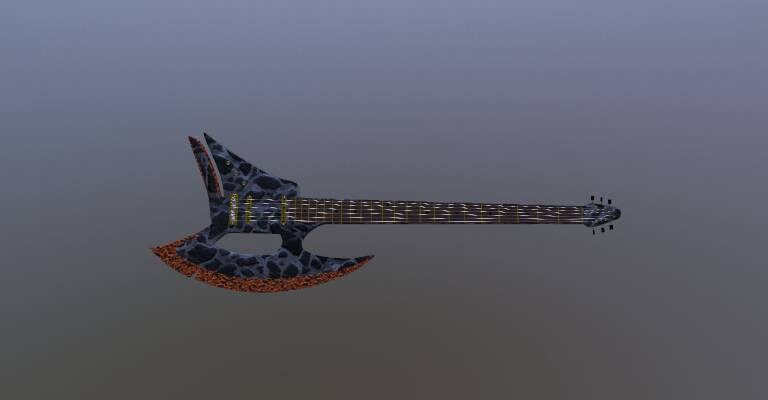 ArtStation - Axe Guitar