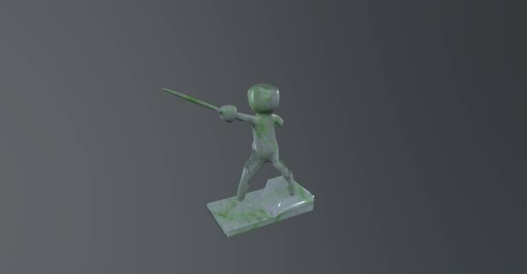 ArtStation - Fallen Hero Statue