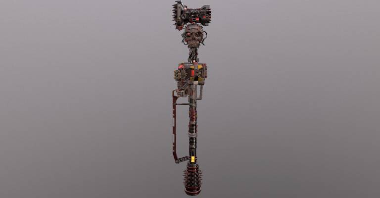 ArtStation - WH40K Weapon (Hammer, Morningstar, Bludgeon)