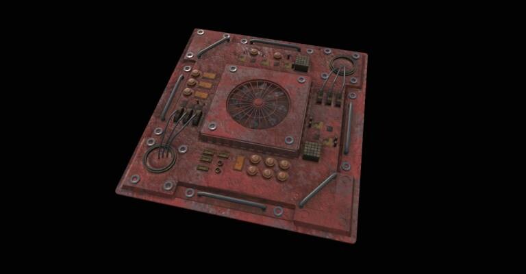 ArtStation - old fan board