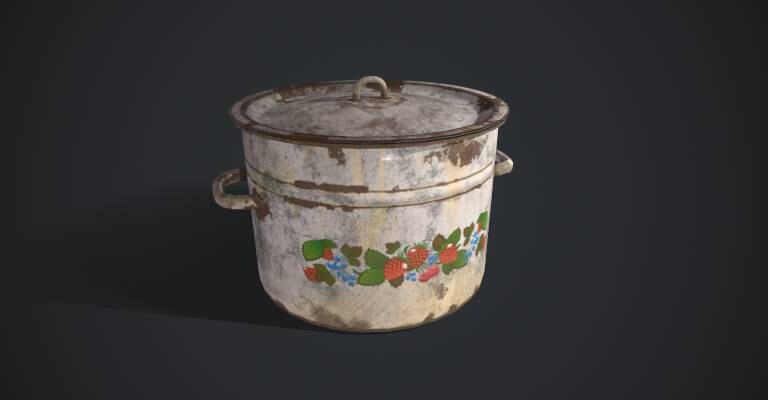 ArtStation - The Old Forgotten Pot (Game Ready)
