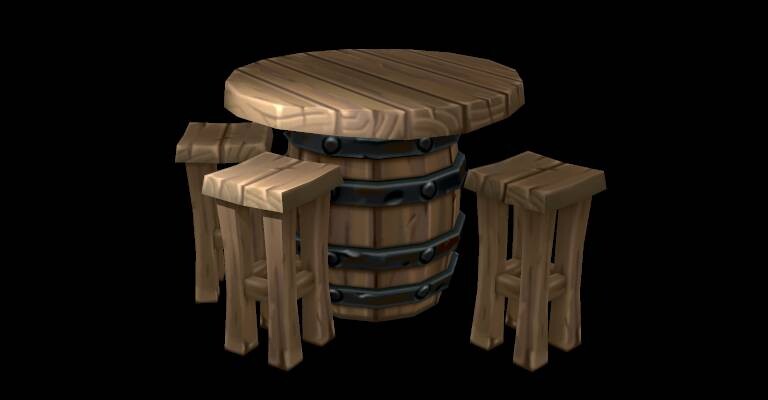 ArtStation - Handpainted Table