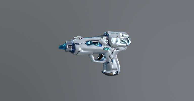 ArtStation - Futuristic Laser Pistol
