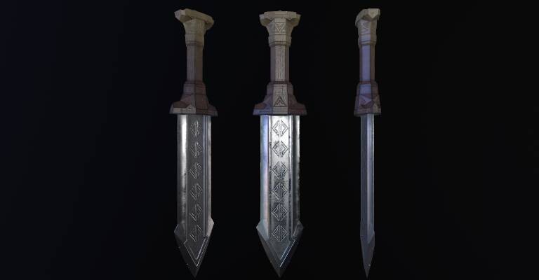 ArtStation - Sword 3d model