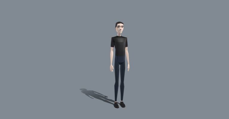 ArtStation - Chris - Low poly character model