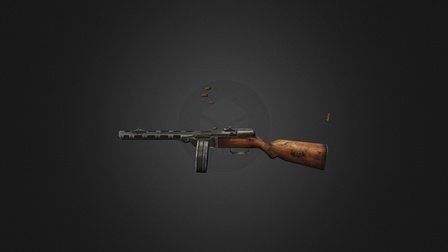 ArtStation - PPSH - Hand Painted
