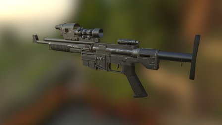 ArtStation - A280 Blaster Rifle, G. Mason Graham