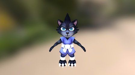 ArtStation - Karate Cat