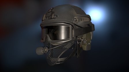 ArtStation - PBR Tactical Helmet