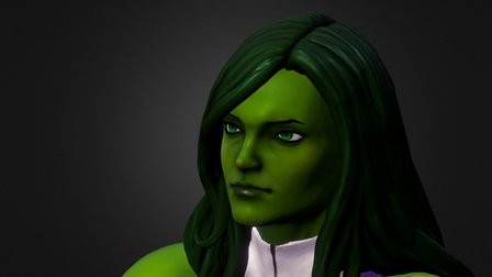 ArtStation - She-Hulk (Fan-art)