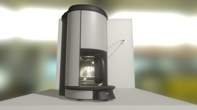 ArtStation - Coffee Machine (Animated)