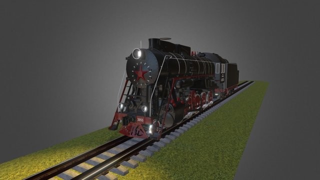 ArtStation - Steam Locomotive