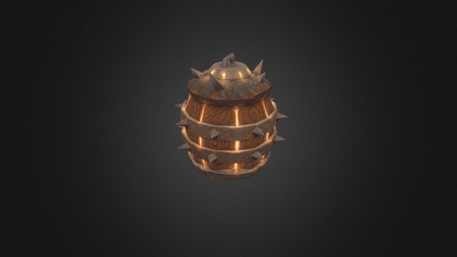 ArtStation - Low-Poly Explosive Barrel