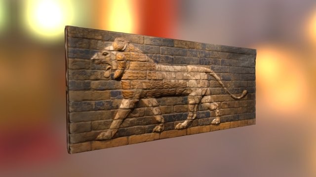 ArtStation - The lion of Goddess Ishtar