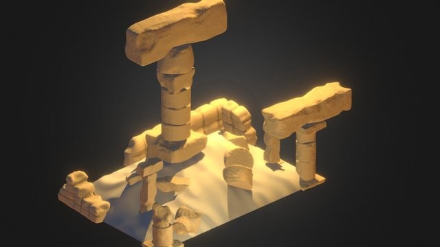 ArtStation - Sand Ruins (personal work)
