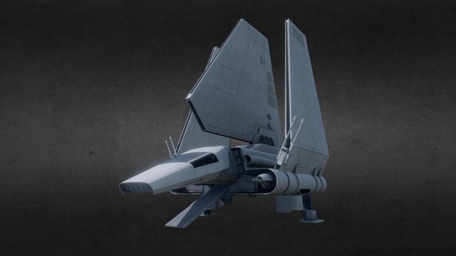 ArtStation - Star Wars - Imperial Lambda class Shuttle