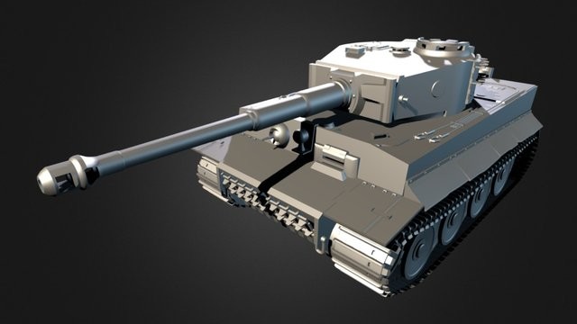 ArtStation - Tiger 1 E RE Model