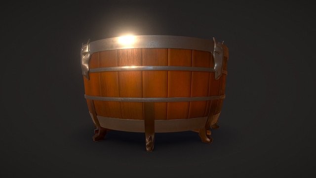 ArtStation - Medieval bathtub