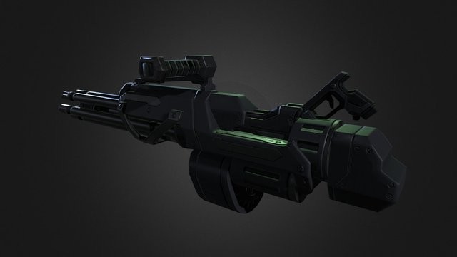ArtStation - Satellite Reign - Weapon Models