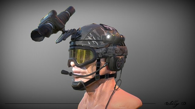 ArtStation - Military Helmet