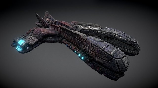 ArtStation - E Ship Alien Sculpt