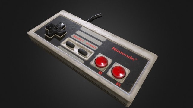 ArtStation - Nes Controller - 512 Texture