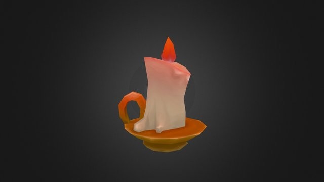 ArtStation - handpainted candle