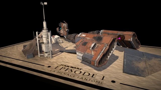 ArtStation - Pod Racer Fan Art