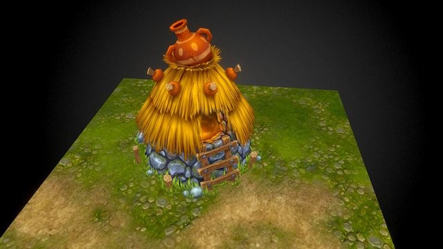 ArtStation - Small fantasy hut