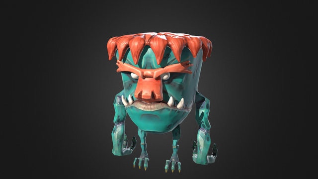 ArtStation - Simple Cartoon Monster