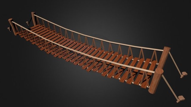 ArtStation - Wood Bridge