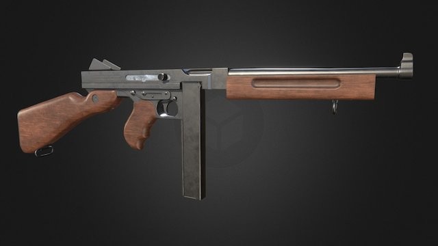 ArtStation - Thompson M1A1
