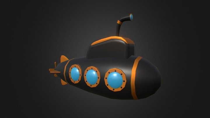 ArtStation - Cartoon Submarine