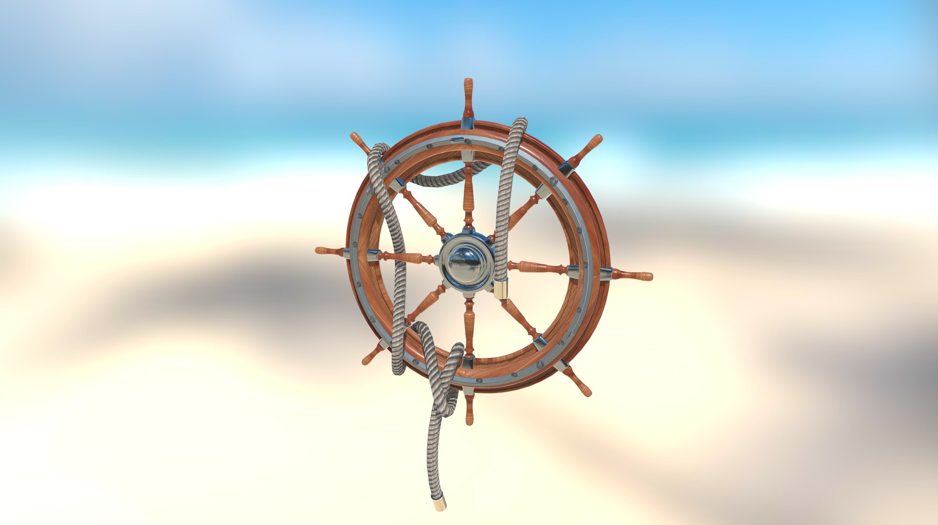ArtStation - Ship wheel
