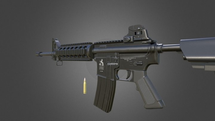 ArtStation - M4A1 Game Ready AAA [UE4]