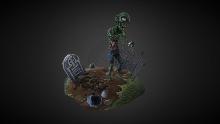 ArtStation - Lowpoly Zombie
