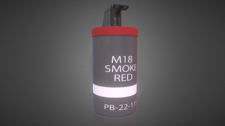 ArtStation - M18 Smoke Grenade