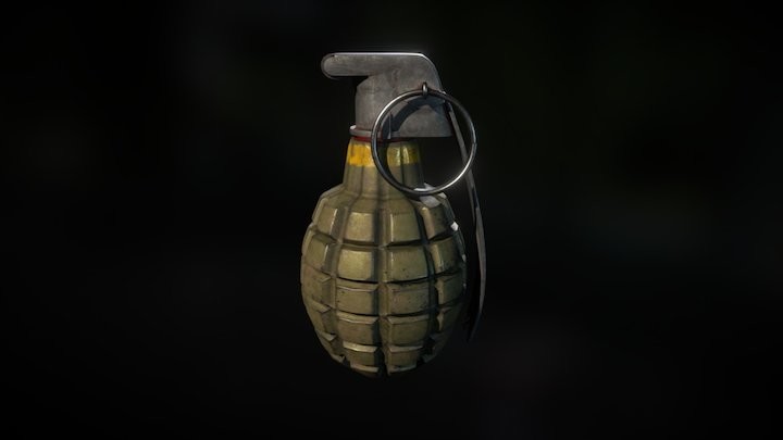 ArtStation - WWII "United States" Military Hand Granade