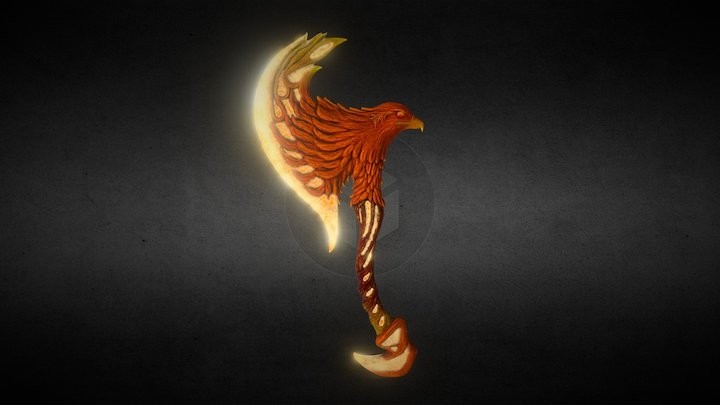 ArtStation - Phoenix axe